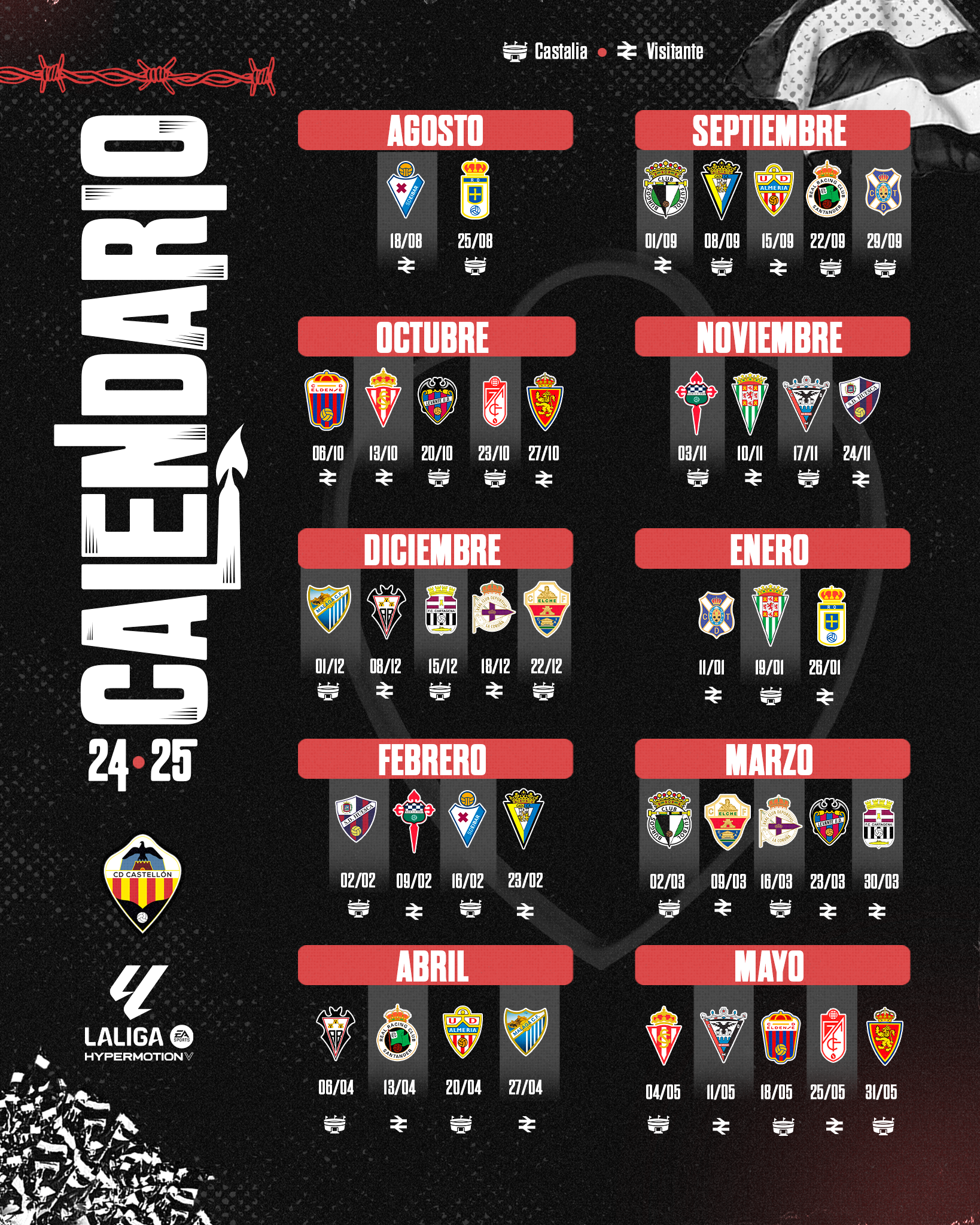 CALENDARIO_24_25_2 | CD Castellón | Web Oficial